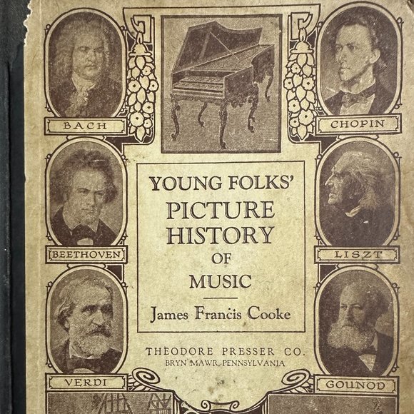 Accents | Young Folks Picture History Of Music W Cut Out Pictures 1925 ...